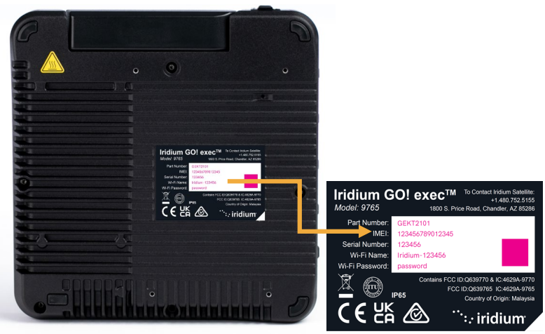 Iridium GO! exec - Configure and Set Up SOS – BlueCosmo